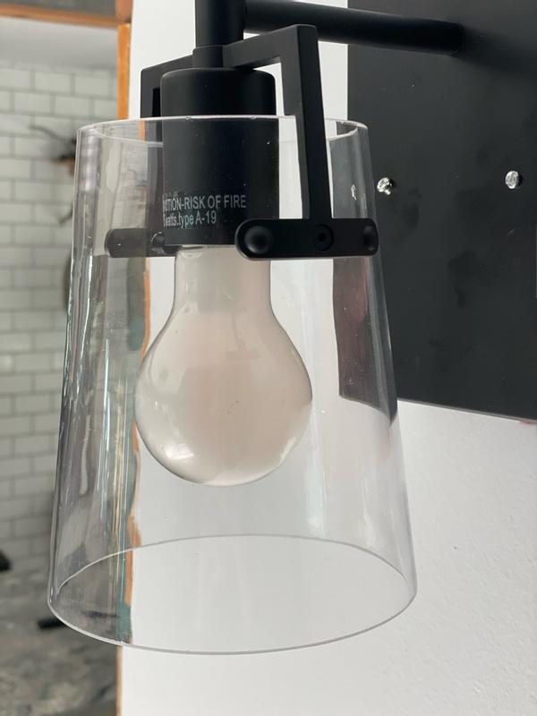 Scott Living Crofton 5.25-in W 1-Light Black Modern/Contemporary ...