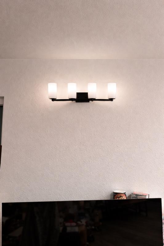 Generation Lighting Hettinger 29-in 4 Light Brushed Bronze Transitional ...