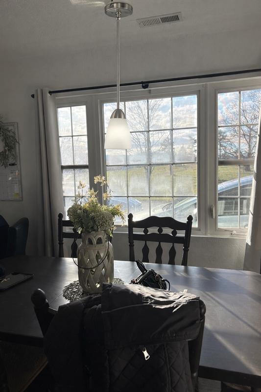 Generation Lighting Seville 1 -Light Bronze Transitional Etched glass ...