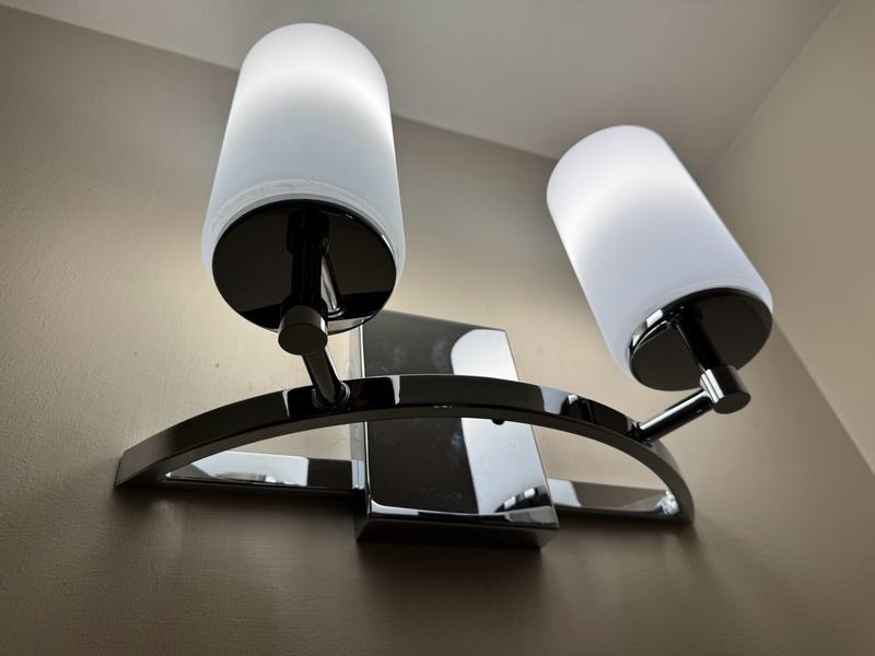 Generation Lighting Alturas 13.5625-in 2-Light Polished Chrome LED ...