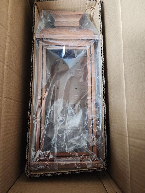 Generation Lighting Pediment 2-Light 18.125-in H Black Outdoor Wall ...