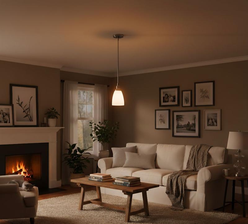 Generation Lighting Seville 1 -Light Bronze Transitional Etched glass ...