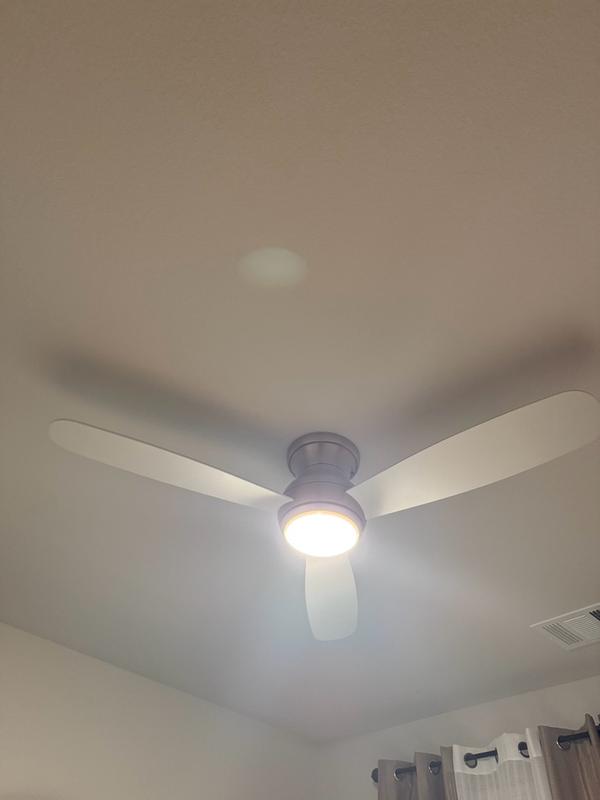 Generation Lighting Orbis 52 Hugger LED 52-in Satin Brass with Matte ...