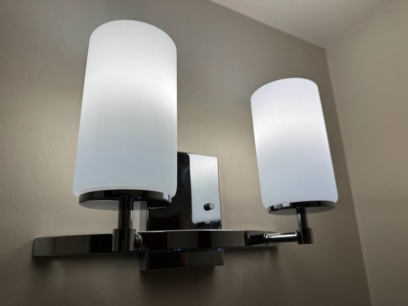 Generation Lighting Alturas 13.5625-in 2-Light Polished Chrome LED ...