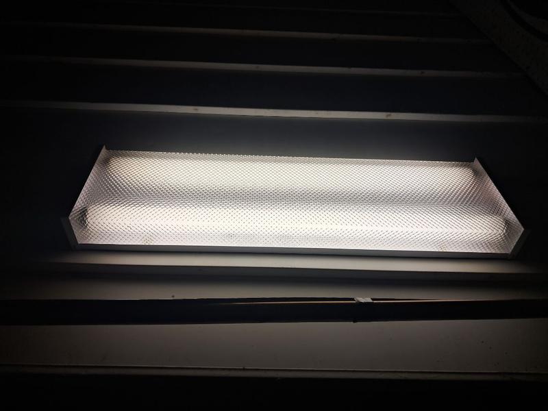 Generation Lighting Drop Lens 2-Light Gloss White Fluorescent Flush ...