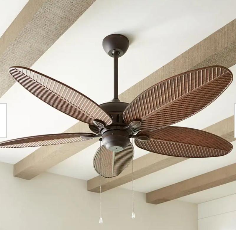 Generation Lighting Cruise 52-in Roman Bronze with American Walnut Abs ...