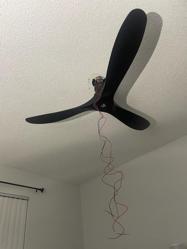 Generation Lighting Maverick Coastal 60-in Uncovered Outdoor Matte White with Matte White ASA ...