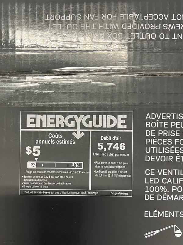 Generation Lighting Hicks 60-in Antique Brass with Dark Mahogany Blades ...