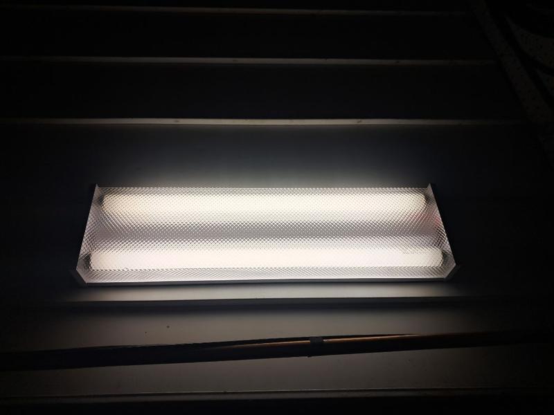 Generation Lighting Drop Lens 2-Light Gloss White Fluorescent Flush ...