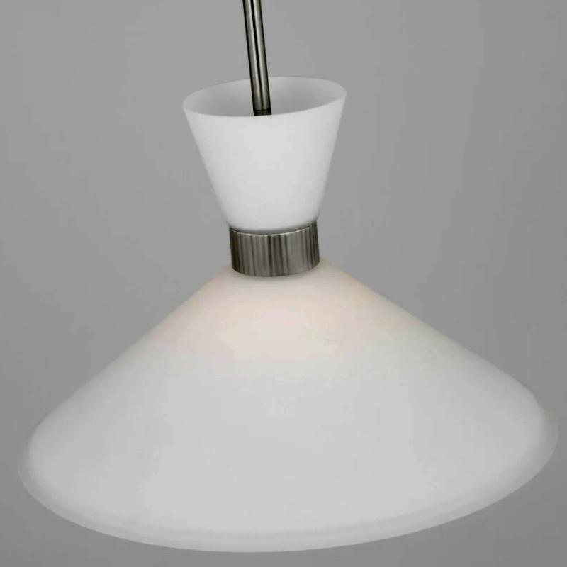 Scott Living Belcarra Brushed Steel Modern/Contemporary Etched Glass ...