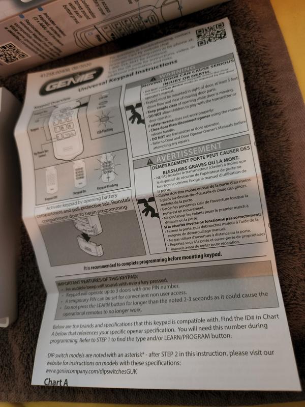 Genie Universal Garage Door Opener Wireless Keypad at Tractor Supply Co