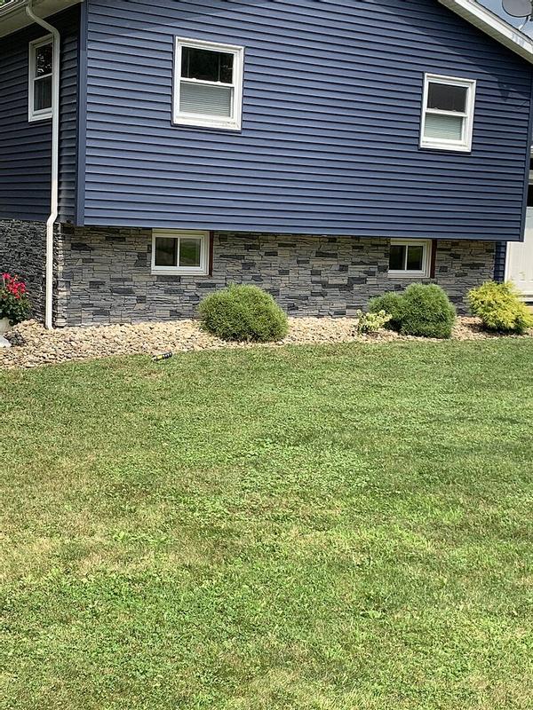 GenStone Stacked Stone Panel 3.2-sq ft Northern Slate Faux Stone Veneer ...