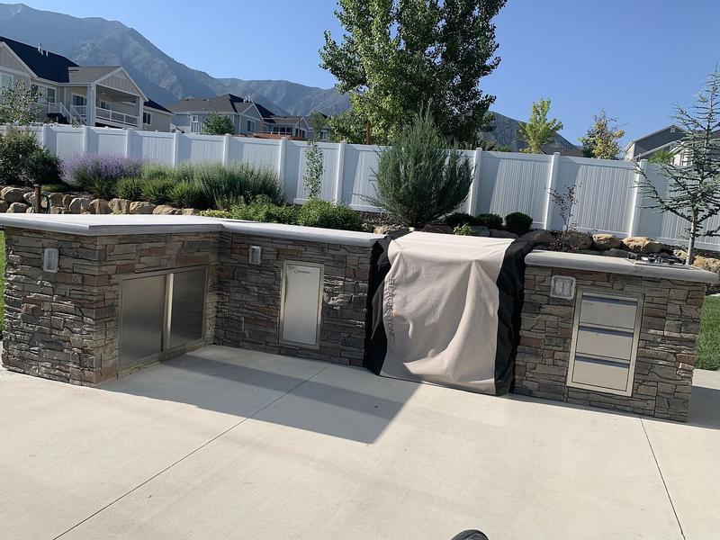 GenStone Stacked Stone Inside Corner 2.82 Square feet Kenai Faux stone veneer in the Stone ...