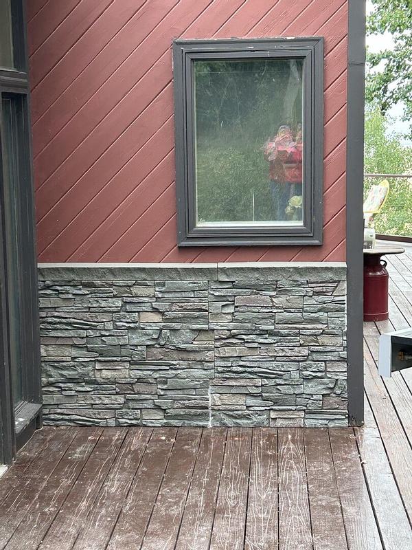 GenStone Stacked Stone Panel 3.2-sq ft Keystone Faux Stone Veneer ...