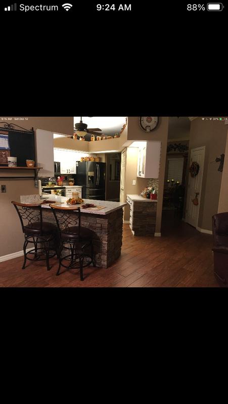 GenStone Stacked Stone Ledger 3.5-lin ft Vanilla Bean Faux Stone Veneer G2VBL at Lowes.com