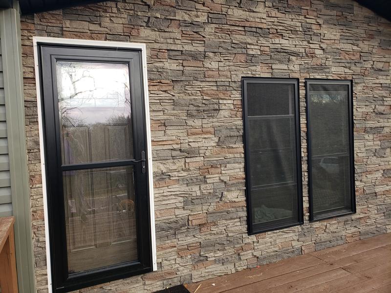 GenStone Stacked Stone Outside Corner 2.82 Square feet Keystone Faux ...
