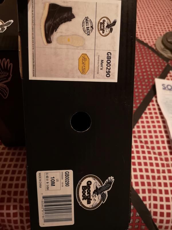 Georgia Boot Men's Small Batch Black Wedge Boot, GB00290 at Tractor ...