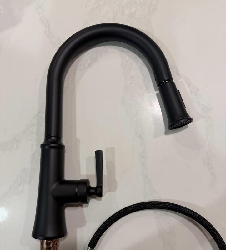 Gerber Northerly Satin Black Single Handle Deck-mount Bar and Prep ...