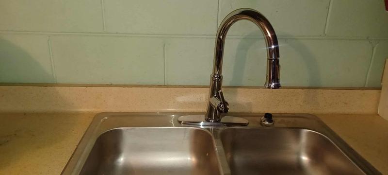 Gerber Northerly Satin Black Single Handle Deck-mount Bar and Prep ...