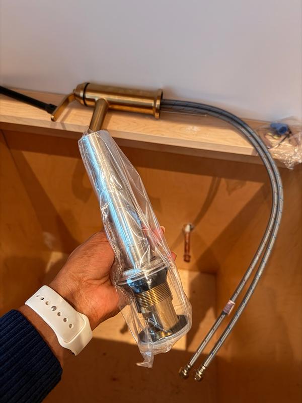 Gerber Satin Black Single hole 1-handle WaterSense High-arc Residential ...