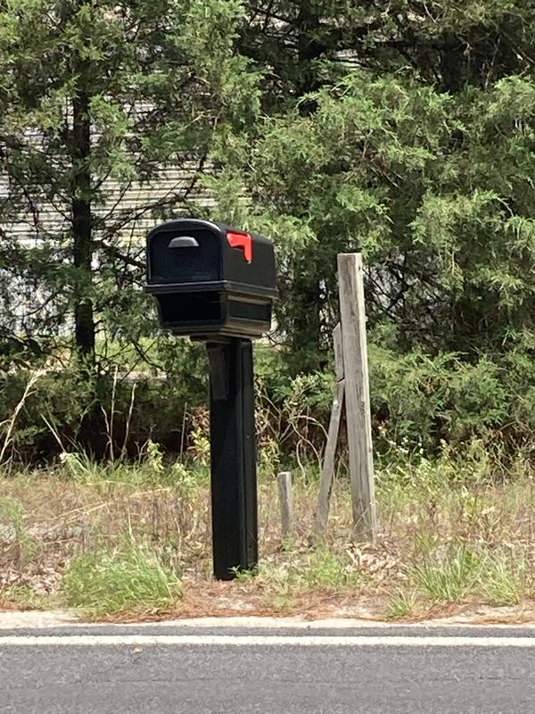 Architectural Mailboxes Post Mount Brown Plastic Large Mailbox with ...