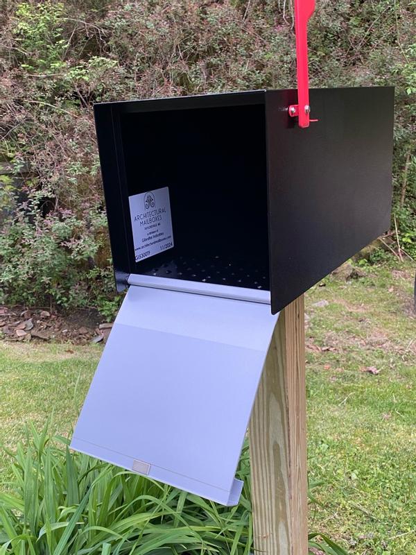 Architectural Mailboxes MailMax Metal Large Mailbox Black in the ...