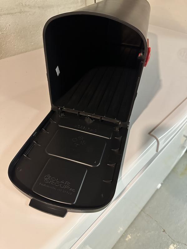 Architectural Mailboxes Post Mount White Plastic Standard Mailbox ...