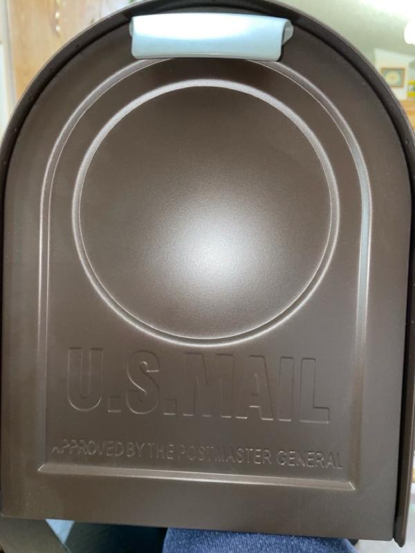 Architectural Mailboxes Post Mount Bronze Metal Large Mailbox NM160VAM ...