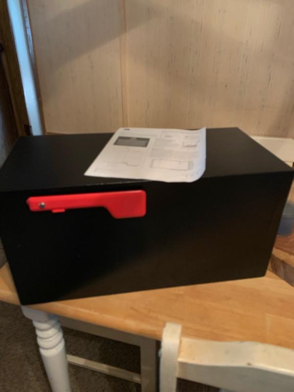 Architectural Mailboxes MailMax Metal Large Mailbox Black in the ...
