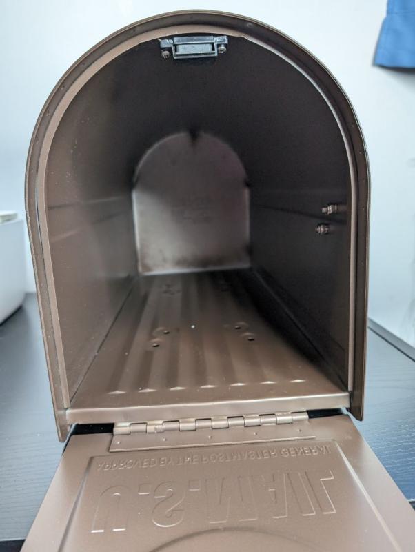 Architectural Mailboxes Post Mount Bronze Metal Large Mailbox NM160VAM ...