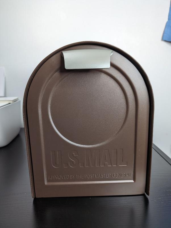 Architectural Mailboxes Post Mount Bronze Metal Large Mailbox NM160VAM ...