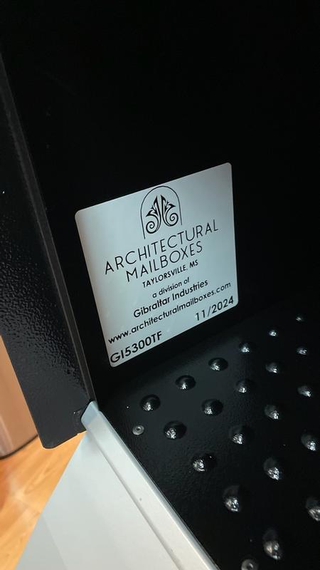 Architectural Mailboxes MailMax Metal Large Mailbox Black in the ...