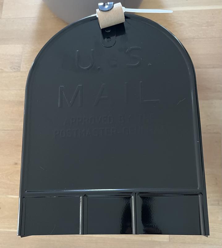 Architectural Mailboxes Post Mount Gray Metal Extra Large Mailbox ...