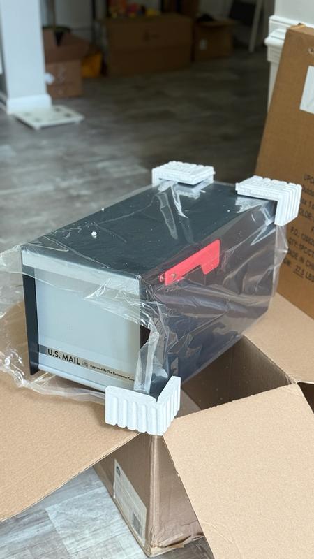 Architectural Mailboxes MailMax Metal Large Mailbox Black in the ...