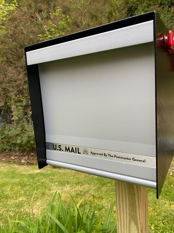 Architectural Mailboxes MailMax Metal Large Mailbox Black in the ...