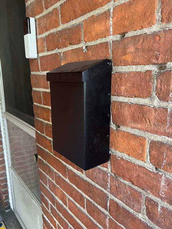 Architectural Mailboxes Modern Heritage Metal Small Mailbox Black in ...