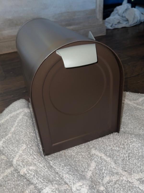 Architectural Mailboxes Post Mount Bronze Metal Large Mailbox NM160VAM ...