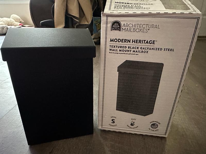 Architectural Mailboxes Modern Heritage Metal Small Mailbox Bronze in ...