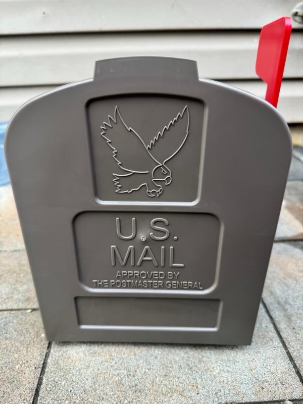 Architectural Mailboxes Ground Mount Brown Plastic Standard Mailbox ...
