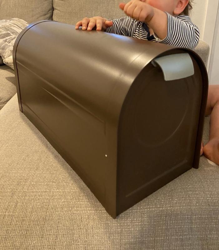 Architectural Mailboxes Post Mount Bronze Metal Large Mailbox NM160VAM ...