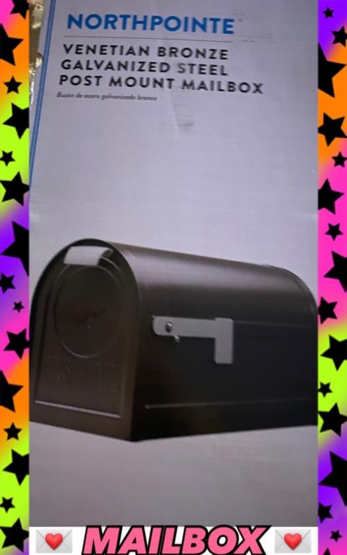 Architectural Mailboxes Post Mount Bronze Metal Large Mailbox NM160VAM ...