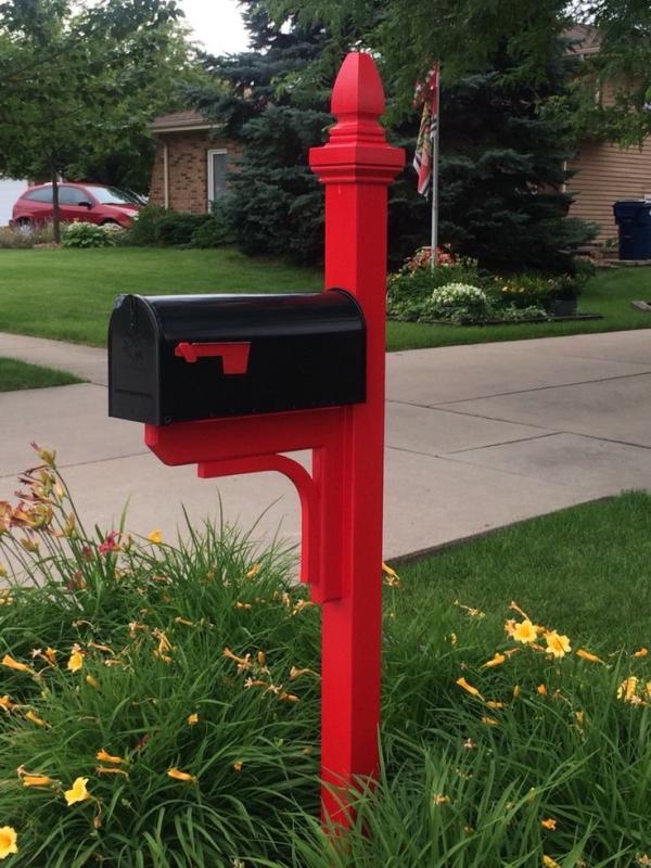 Architectural Mailboxes Ground Mount Brown Plastic Standard Mailbox ...