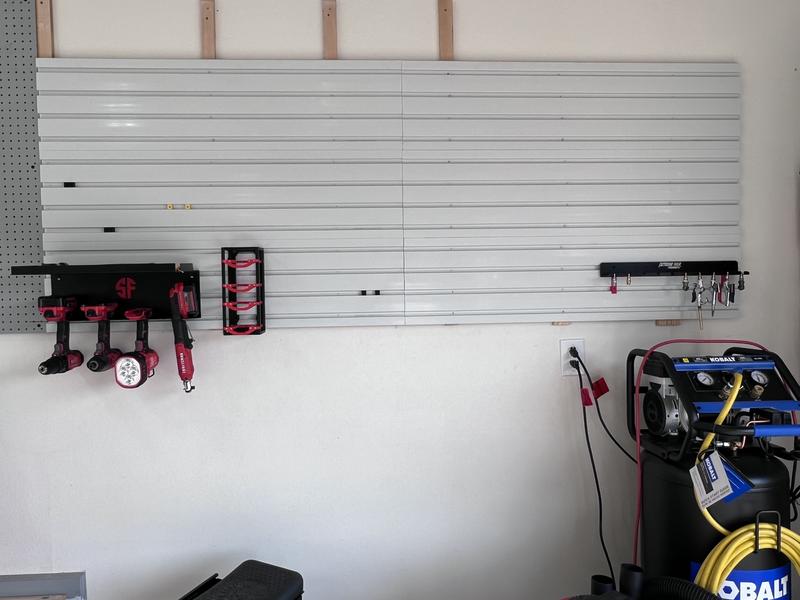 Gladiator GearWall 2-Piece 48-in White Plastic Multipurpose Wall Panel ...