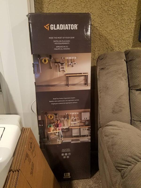 Gladiator Sports Caddy GearTrack Pack 6-Piece 48-in Light Grey ...