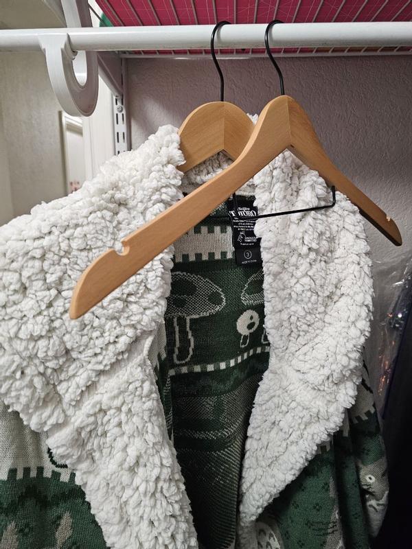 WeThinkStorage Pack of 20 Slim Wood Hangers with Upper Bar - Macy's