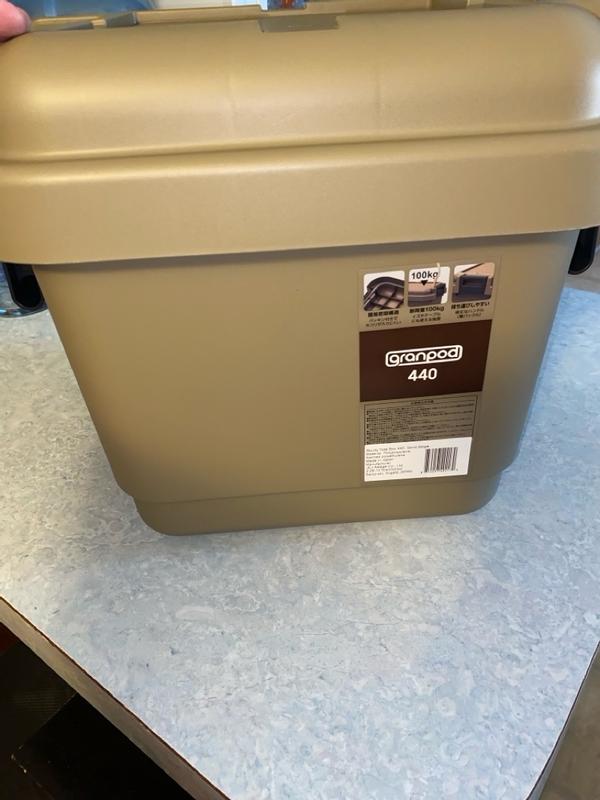 Astage Large 26-Gallons (104-Quart) Sand Weatherproof Heavy Duty Tote ...