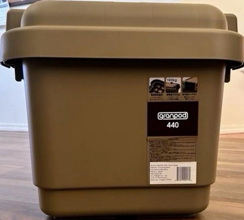 Astage Large 26-Gallons (104-Quart) Sand Weatherproof Heavy Duty Tote ...