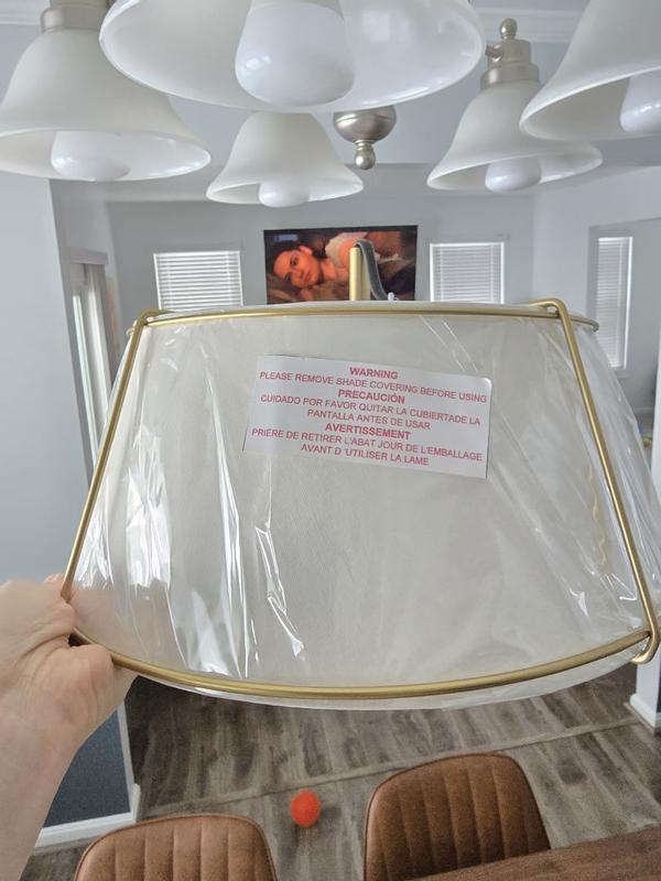 Globe Electric 14-in Gold Indoor 2 -Light Semi-flush Mount Light with ...