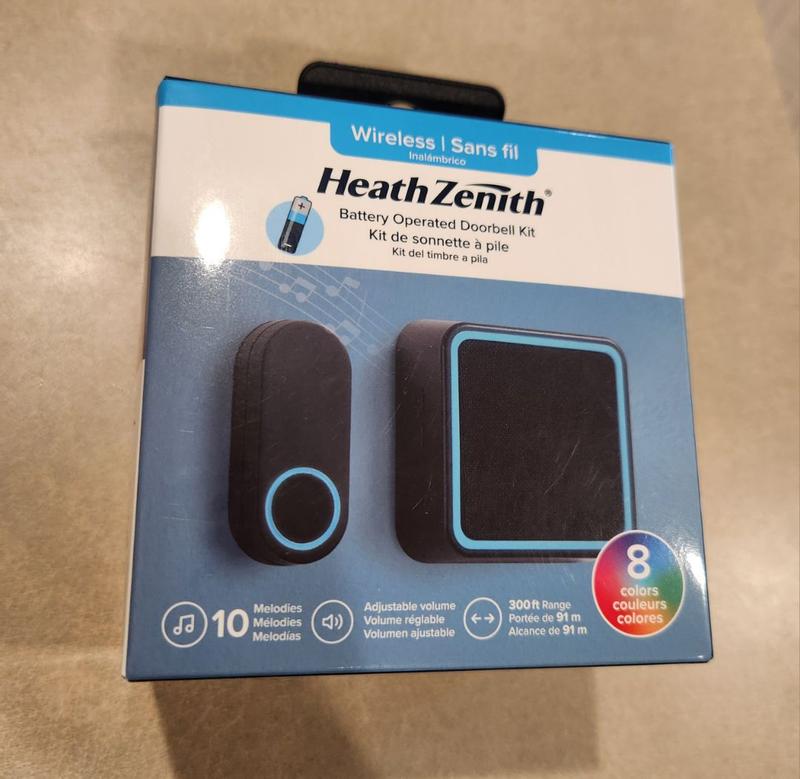 Heath Zenith Satin Wireless Doorbell Kit 91009293 at Lowes.com