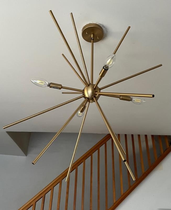 Globe Electric 4 -Light Matte Brass Modern/contemporary For Use in ...
